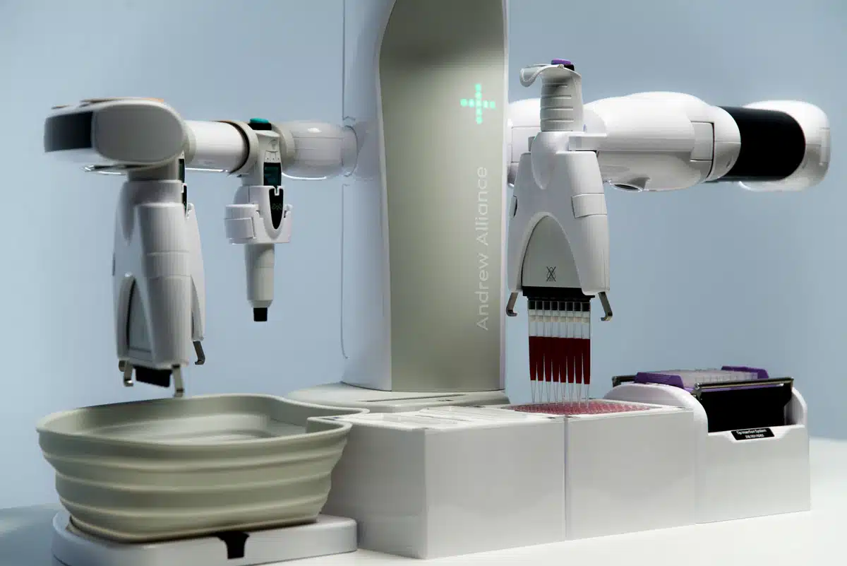 With the Andrew+ pipetting robot, you get all the benefits of ...