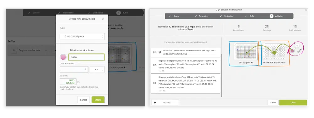Concentration normalization - Andrew Alliance